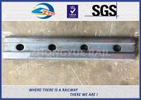 China 4 Hole BS80A Railway Fish Plate Fishplate Railroad Fish Plate with Material 50# for sale