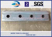 China BS80A ASTM and DIN Railroad Joint Bars Railway Fish Plate With 4 Hole , 6 Hole for sale