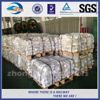 China Material 45# Railway Custom Railroad Track Spikes , Threaded Screw Spike for sale