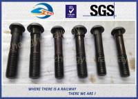 China Grade 8.8 Bridge / Railway Bolt Fish Bolts For Fasten Rail Joints for sale