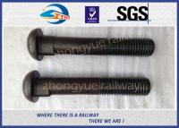 China Grade 8.8 Bridge / Railway Bolt Fish Bolts For Fasten Rail Joints for sale