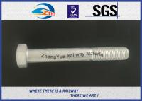 China DIN931 / DIN933 ASTM BS GB Standard Hot Dip Zinc Custom Railway HEX Bolt for sale