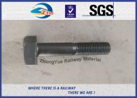 China High Tensile Railway Square Bolt DIN ASTM Standard M20 M22 M24 M30 Steel Bolts for sale