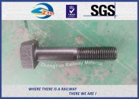 China High Tensile Railway Square Bolt DIN ASTM Standard M20 M22 M24 M30 Steel Bolts for sale