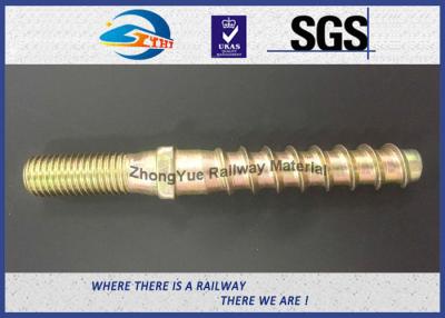 China Hot Forging Railway Sleeper Screws Double End Special Track Bolt Customized for sale