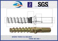China Hot Forging Railway Sleeper Screws Double End Special Track Bolt Customized for sale