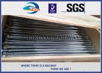 China Oxide Black / Plain 8.8 Grade HEX Railway Bolt 24x3x1100mm With GB Standard for sale