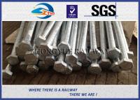 China Oxide Black / Plain 8.8 Grade HEX Railway Bolt 24x3x1100mm With GB Standard for sale