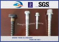 China Hot Deep Galvanized Railway Sleeper Screws HEX Head Screw Spike for sale