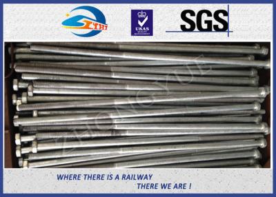 China Customized High Strength Hex Bolts Railway Bolt With Nuts / Washers for sale
