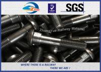 China Railroad Track Bolts Fish Bolts hexagon head bolt for railway fastening system for sale