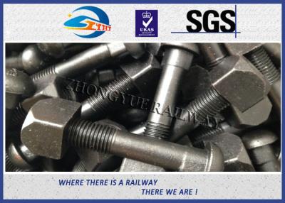 China Railway Fish Bolt Track Bolt Screw Bolt Track Fittings For Fasten Rail Joints for sale
