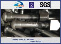 China Railway Fish Bolt Track Bolt Screw Bolt Track Fittings For Fasten Rail Joints for sale