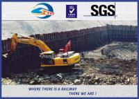China U Shape Z Shape Sheet Pile Steel Crane Rail GB JIS UIC Standard for sale