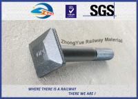 China Railway Square Flat Bolt DIN ASTM Standard M20 M22 M24 M30 Railway Bolt for sale
