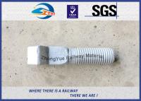 China High Tensile Railway Hot Forged Special Stud Bolt For Construction M20 M22 M24 M30 Customized for sale