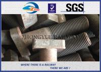 China Customized M22X90mm Railway Bolt T-Shaped Track Bolts With Oiled Plain Colors for sale