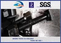 China Square Head Railway Square Bolt Nuts And Washer With Grade 10.9 Material for sale
