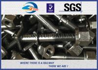 China Square Head Railway Bolts With Oiled / Black Oxide BSW7/8''X150mm for sale