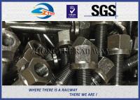 China 10.9 Grade Square Head Bolts For Railway Fastening System Black Oiled Colors for sale