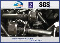 China 10.9 Grade Square Head Bolts For Railway Fastening System Black Oiled Colors for sale