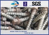 China Plain Railway Sleeper Screws Spike Railroad Fasteners M24X150MM for sale