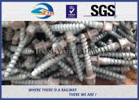 China Stainless Steel Rail Screw Spike 5.6 Grade For Railway Fasteners for sale