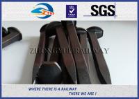 China AREMA 4.8 Grade Dog Railroad Track Spikes With Plain Finished for sale
