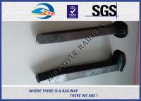 China 4.6 Grade Railroad Track Spikes Track Dog Spikes With 90 Degree Cold Bending for sale