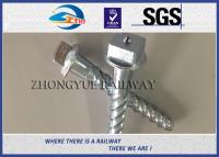China Steel 35# Spiral Spike nails HDG coating  For Rail Fastening System for sale
