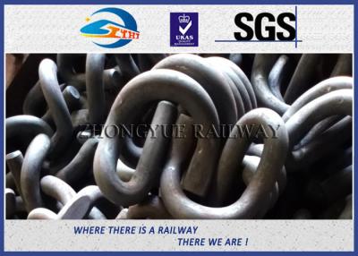 China E shape rail clamps railroad elastic clips for railway fastening system for sale