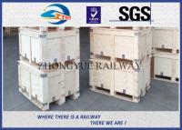 China Baseplates with elastic rail clip type e-Clip, rail pads and baseplate pads for sale