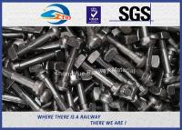 China High Tensile Railway Track Bolts Button Head Oval Neck BHON For Railroad Joint Bar AREMA for sale