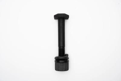 China Square Head Rail Track Bolt With Spring Washer And Nut For Railway Fastening for sale