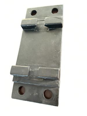 China Ductile Iron Rail Tie Plate Corrosion Resistance Railway Base Plate For Rail Fastening for sale