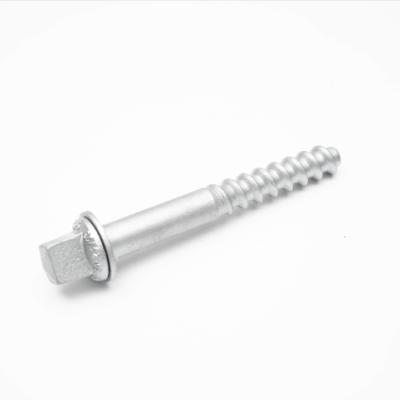 China Square Head Railway Screw Spike For Track Fastening Anti Corrosion Easy Installation for sale