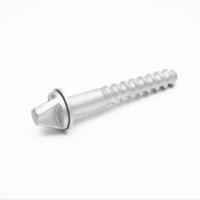 China HDG Electro Zinc Plated Screw Spike 24X16 Grade 5.6 Railway Track Screw for sale