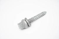China Steel Rail Screw Spike 5.6 Grade Hot Dip Galvanized Sleeper Screw Corrosion Resistant for sale