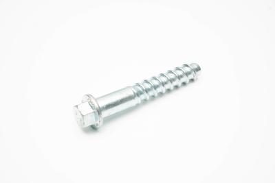 China Carbon Steel Hex Head Rail Screw Spike For Railway Sleepers And Track Fastening for sale