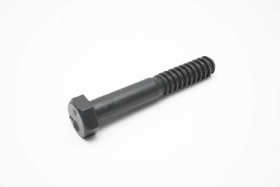 China Black Oxide Rail Hex Head Bolt High Strength Steel Blackened Railway Hex Bolt for sale