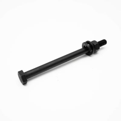 China Black Oxide Hex Head Rail Track Bolt Grade 8.8 Grade 10.9 Nut And Washer Set for sale