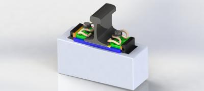 China Corrosion Resistant Clip-Ⅶ Type Rail Fastening System For Concrete Sleeper Track for sale