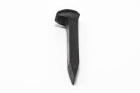 China Q235 Steel Rail Spike 16x16x170 Plain Oiled Finish Dog Spike For Railway Track Fastening for sale