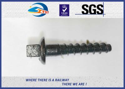 China Lag Screw Tirafondos Tipo A0 23x105mm B0 23x125mm Railway Sleeper Screw Spike for sale
