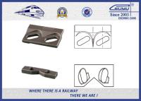 China 9220 Steel Plate Weldable Upper Rail Clip With Rubber Nose and Base Clip for Crane Rail A100 QU100 for sale