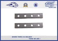 China Plain Surface 50 # Steel Rail Fish Plate 6 Holes For Fixing Rail for sale