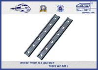 China Plain Surface 50 # Steel Rail Fish Plate 6 Holes For Fixing Rail for sale
