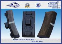 China Cast Iron railway anchor brake shoes/Composite Rail Track Brake Block for Locomotive Part for sale