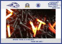 China High Tensile Medium / Large Metal Railway Sleeper Screws Diameter 12mm - 27mm for sale
