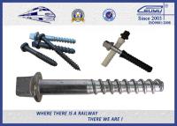 China High Tensile Medium / Large Metal Railway Sleeper Screws Diameter 12mm - 27mm for sale